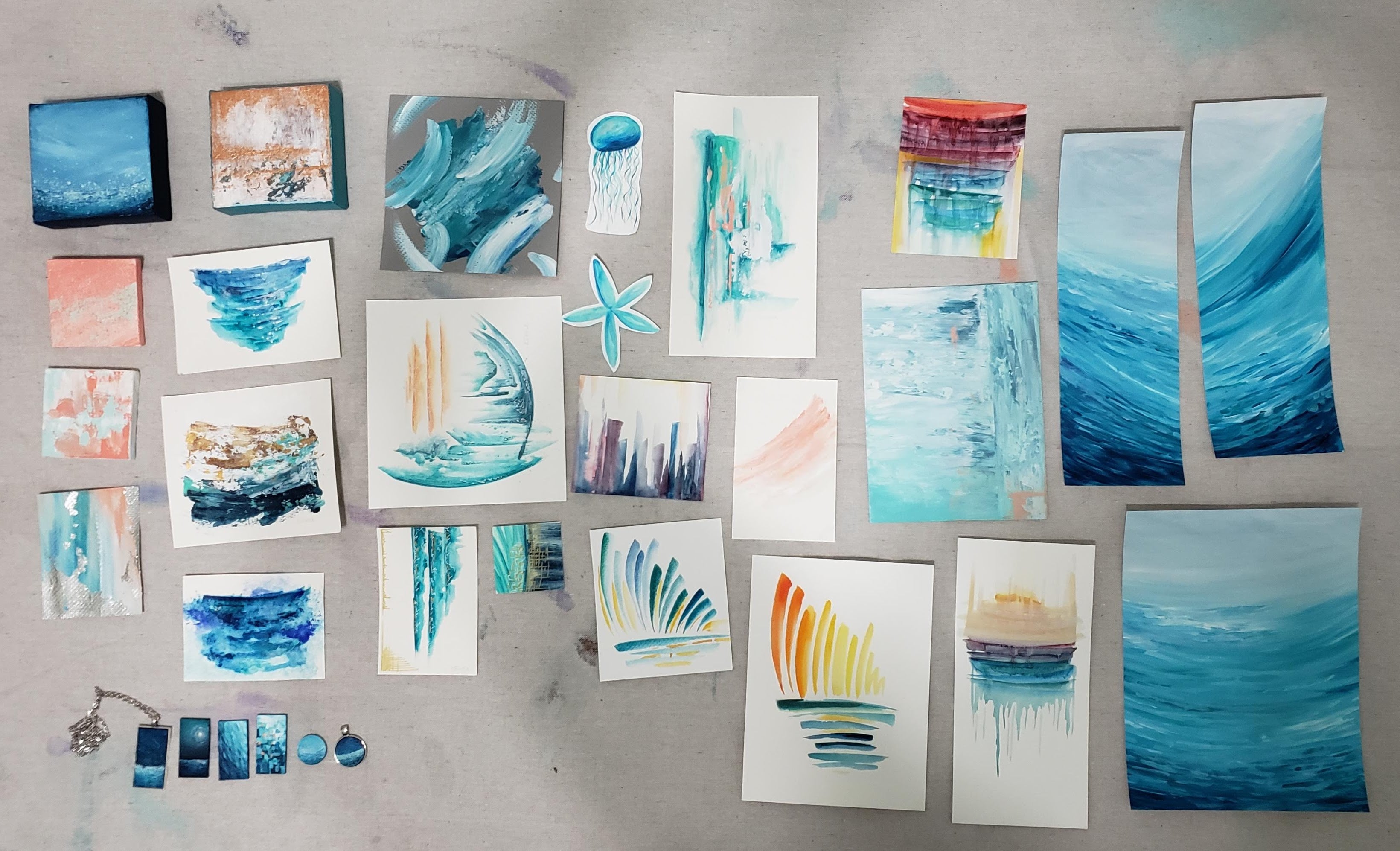 100 Paintings in 100 Days... Sort of. – Kate Shore Art