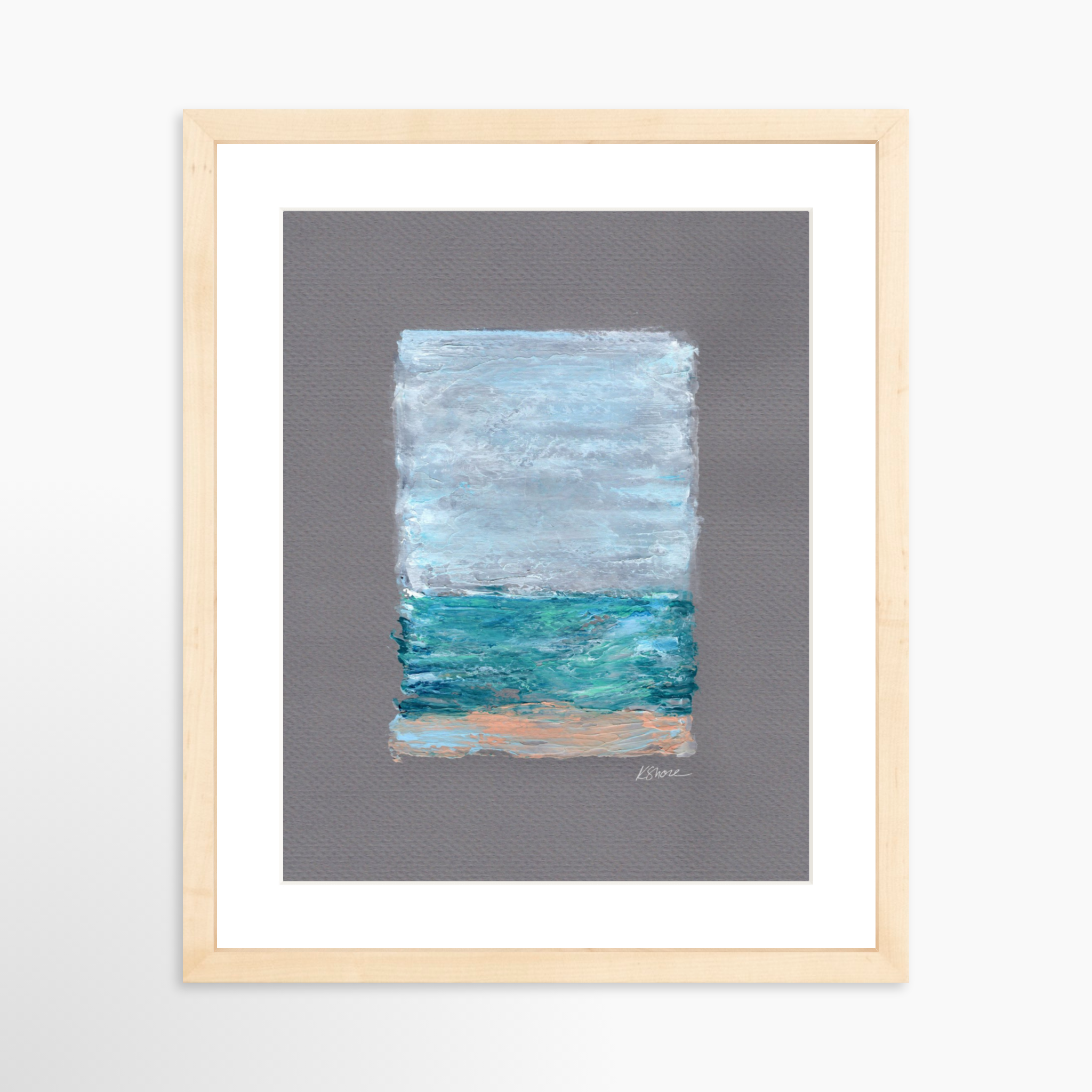 Modern Beach House Decor | Abstract Art Print | Perfect Beach Day ...